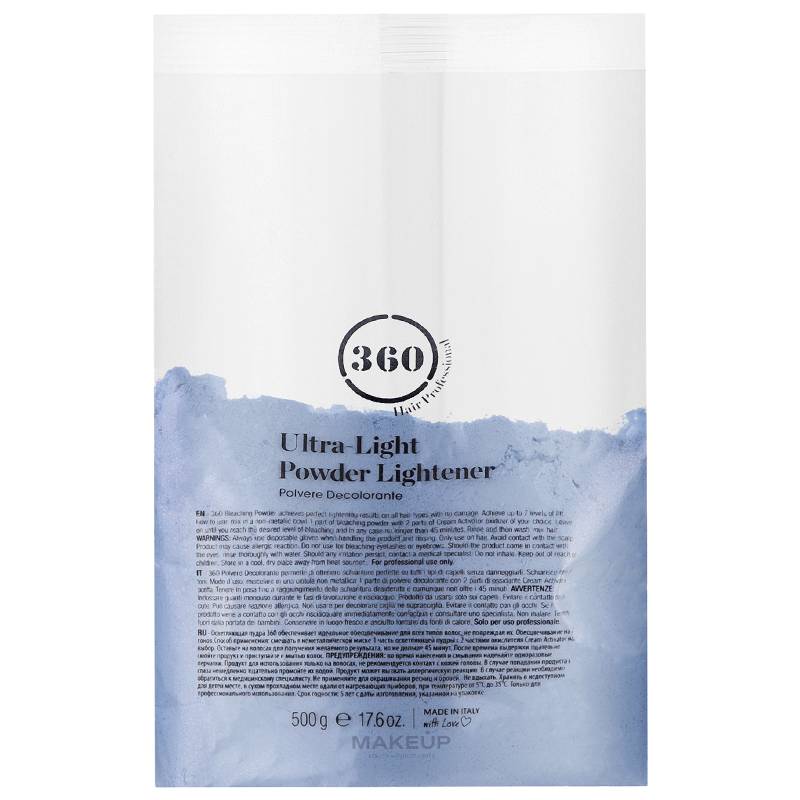 Saç Açıcı Pudra 360 Hair Professional Ultra Light Powder Lightener Box ...